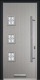 3 Square Composite Door, external composite front doors, 3 Square ...
